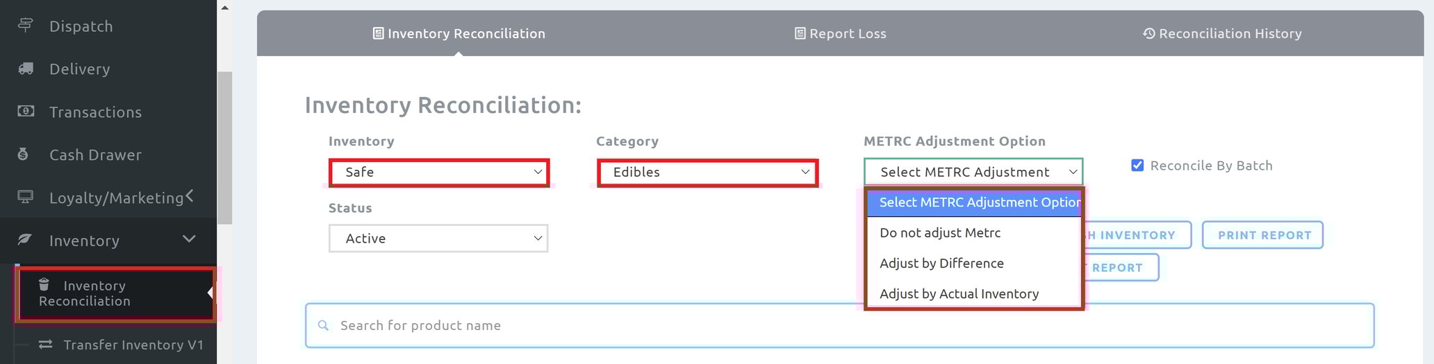 Retail | Inventory Reconciliation