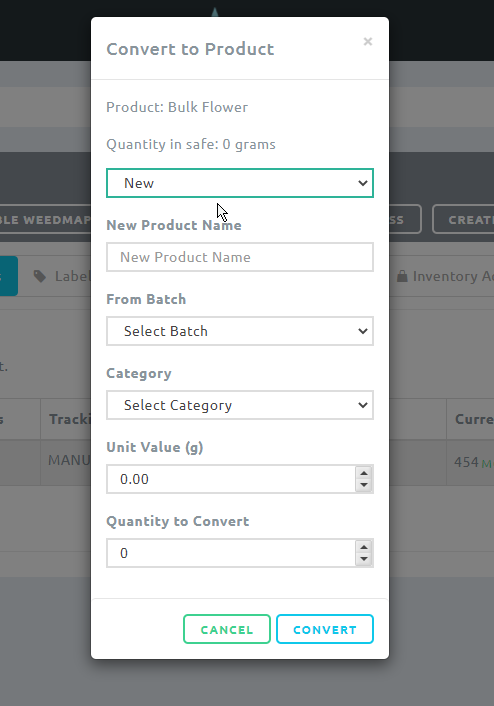 Retail | How to use the "Convert Product" feature.