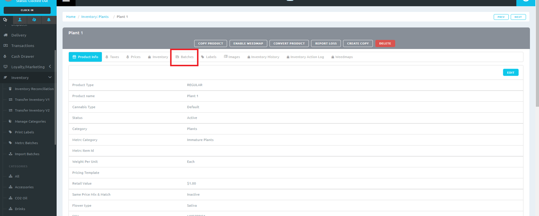 Retail | How to Split a Metrc Batch