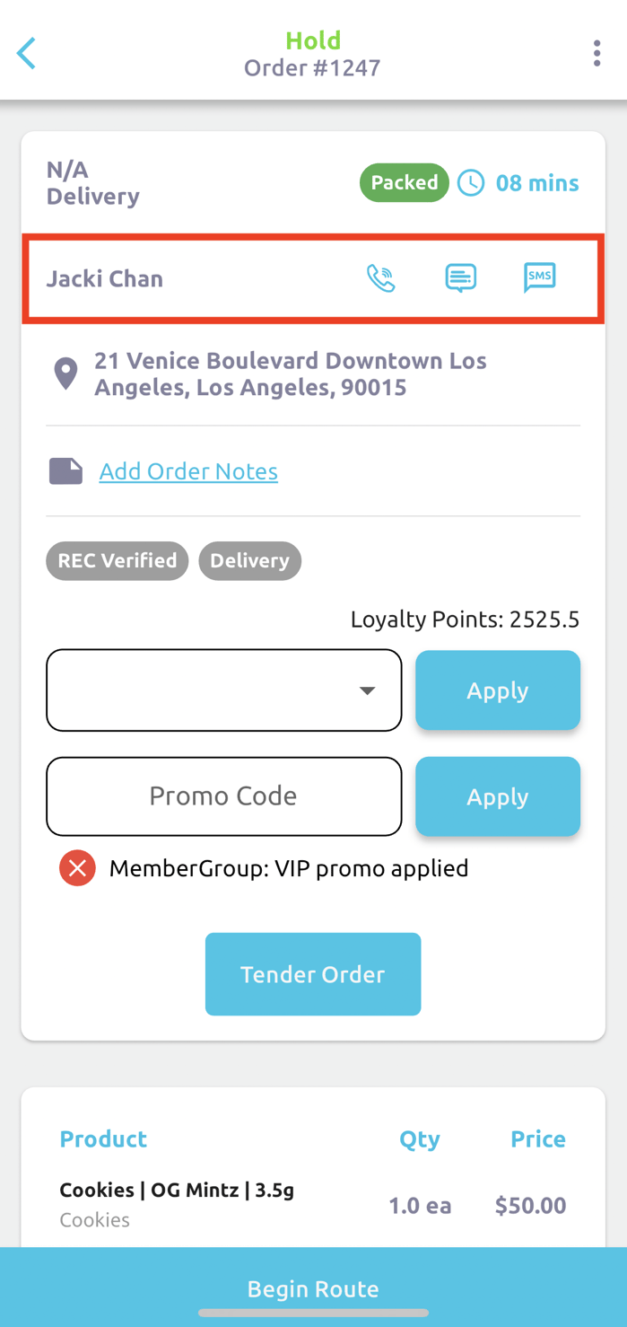 Retail | BLAZE Delivery App