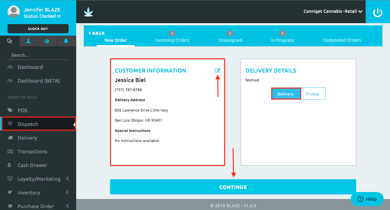 Retail | How to Create a New Order from Dispatch
