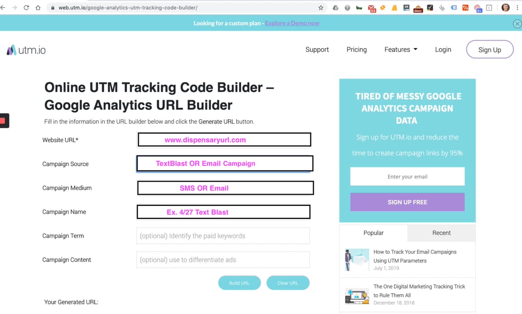 ECOM | Track campaigns with UTM codes