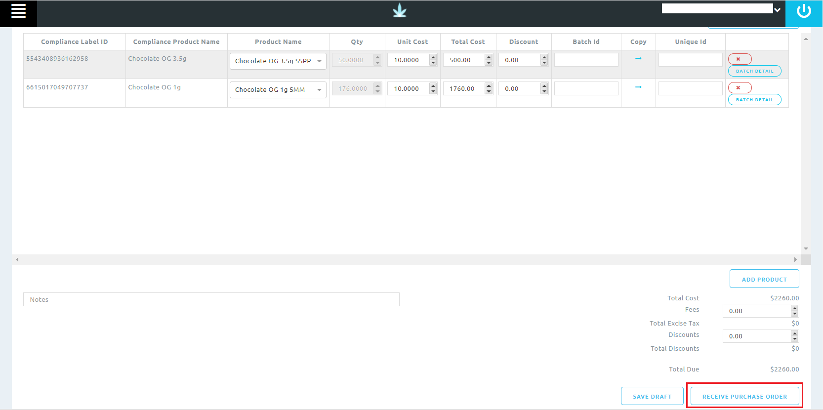 Retail | Receiving Inbound BioTrack Transfers