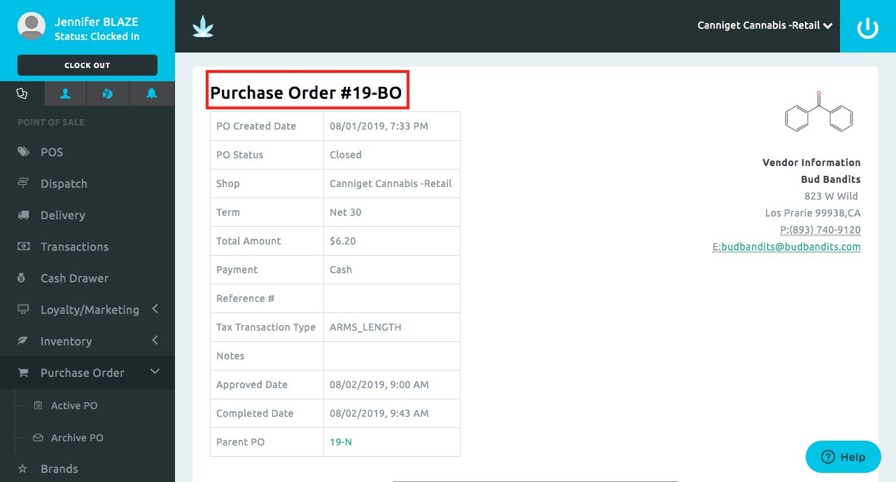 Retail | Purchase Order (PO) Billing