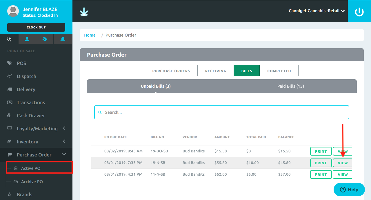 Retail | Purchase Order (PO) Billing