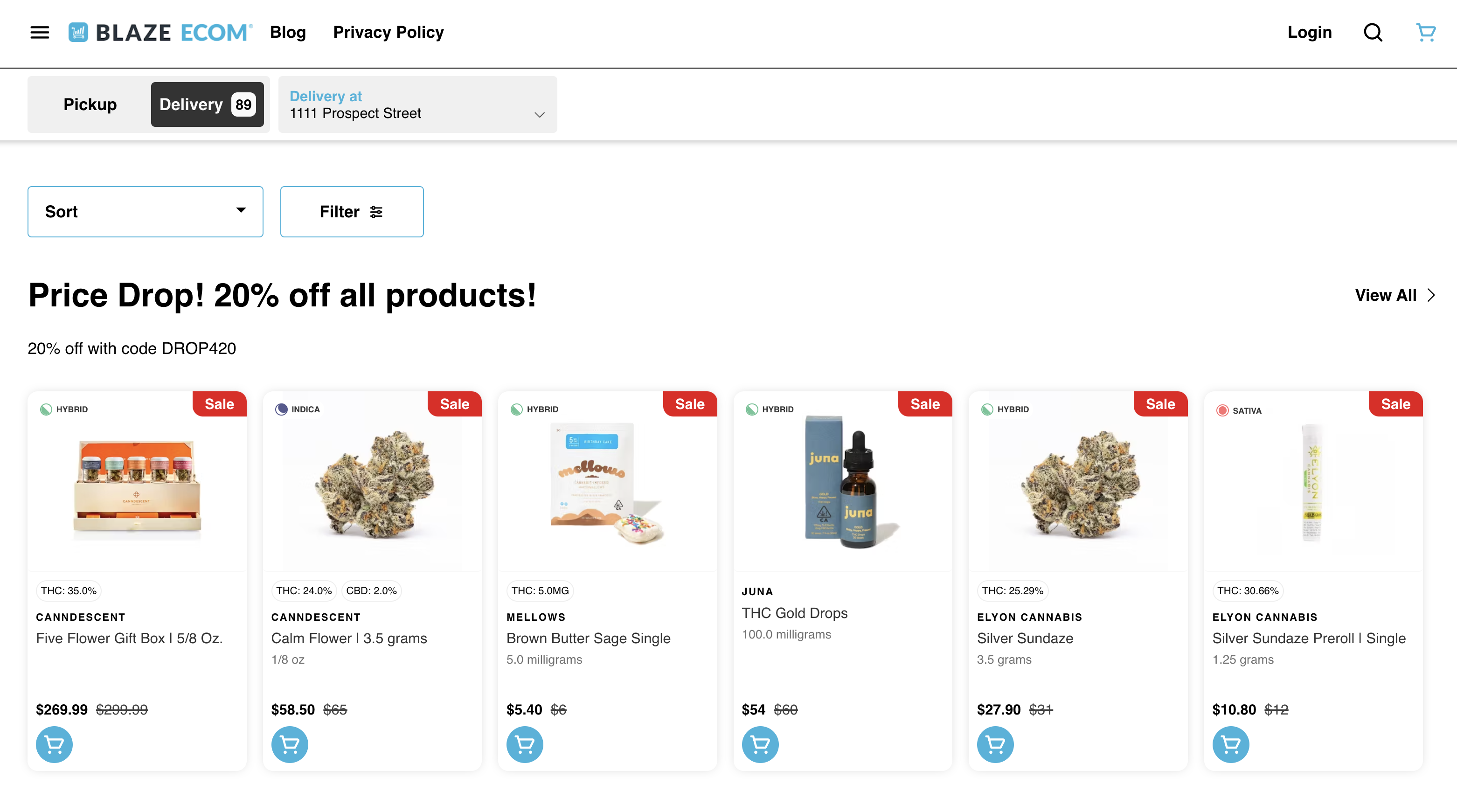 ECOM | Strikethrough Pricing: BLAZE Retail POS