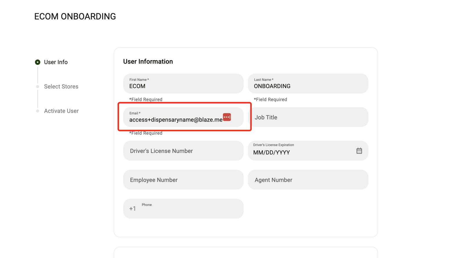 ECOM | Adding Admin User to Treez POS Portal