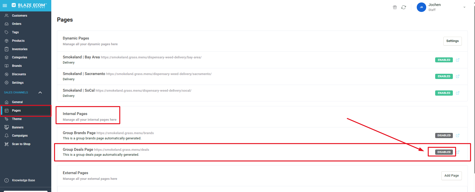 ECOM | Deals Page - The Initial Setup