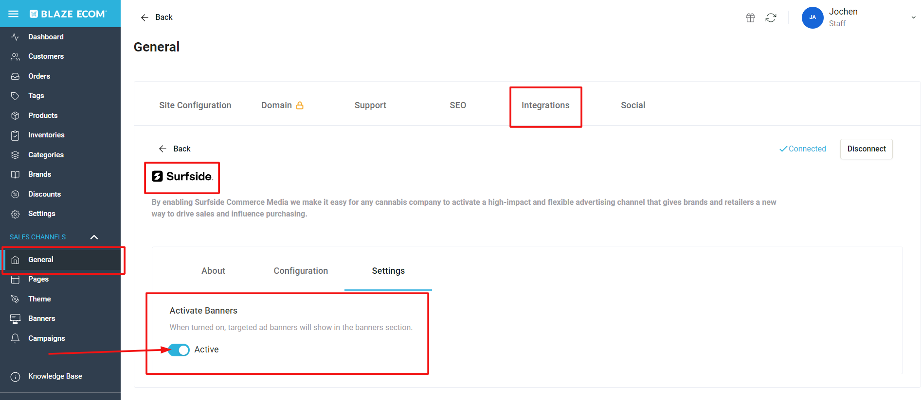ECOM | Surfside Commerce Media (SCM) Integration