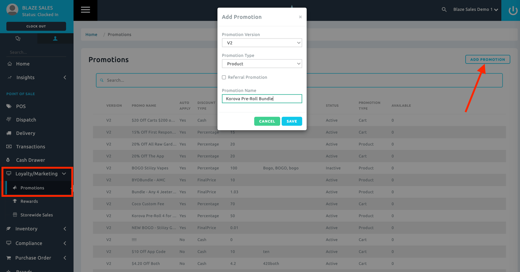 ECOM | Customizable Promo Bundles (BLAZE POS)