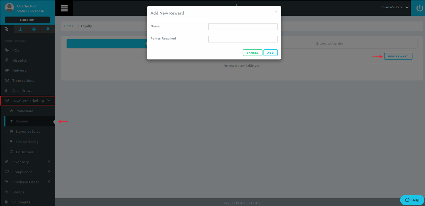 Retail | How to Set up BLAZE Loyalty Program