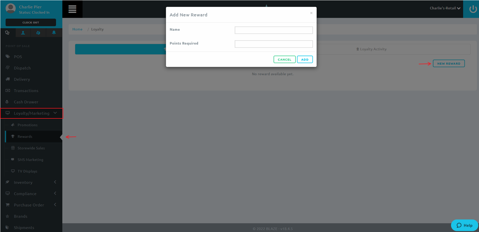 Retail | How to Set up BLAZE Loyalty Program