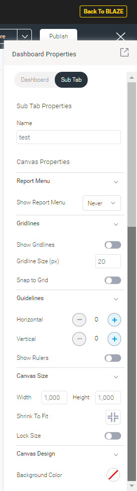 Insights (Advanced) | Dashboard Sub Tabs