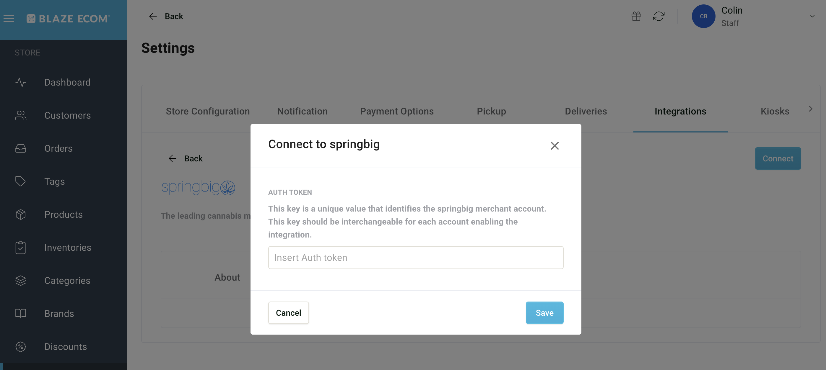 ECOM | Springbig Integration